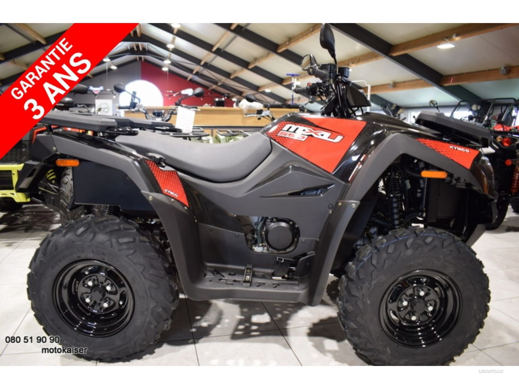 Kymco MXU 550i 4x4 Noir d'occasion, moteur Essence et boite Manuelle, 6 ...