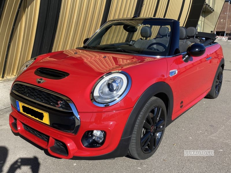 Mini Cooper Cabriolet S 2.0 Pack Works Rouge d'occasion, moteur Essence ...