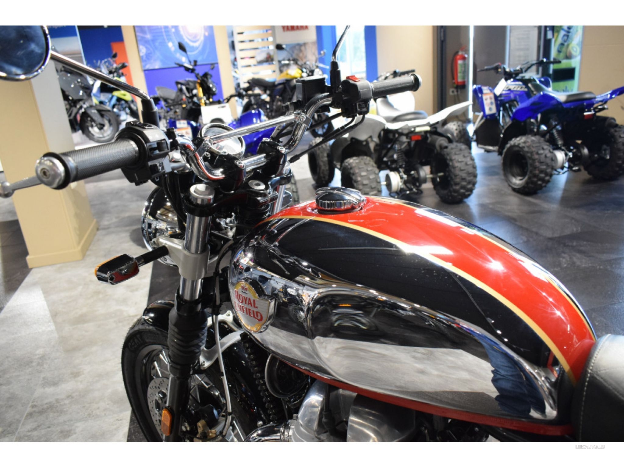 Black Royal Enfield Interceptor MARK 2 CHROME E5 used, fuel Petrol and ...