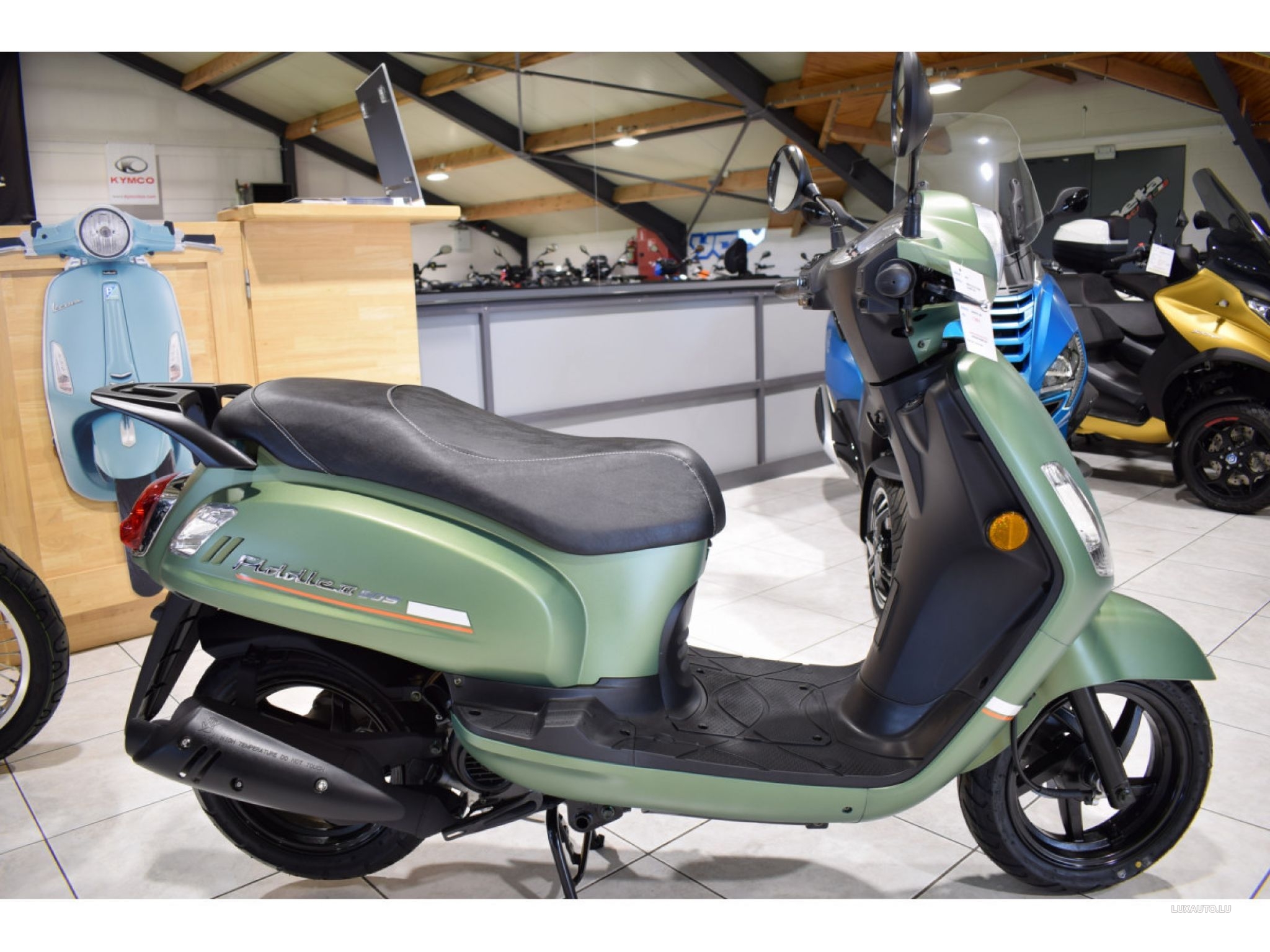 Green SYM Fiddle II II S 4T 25KM CLASSE A E5 used, fuel Petrol and ...
