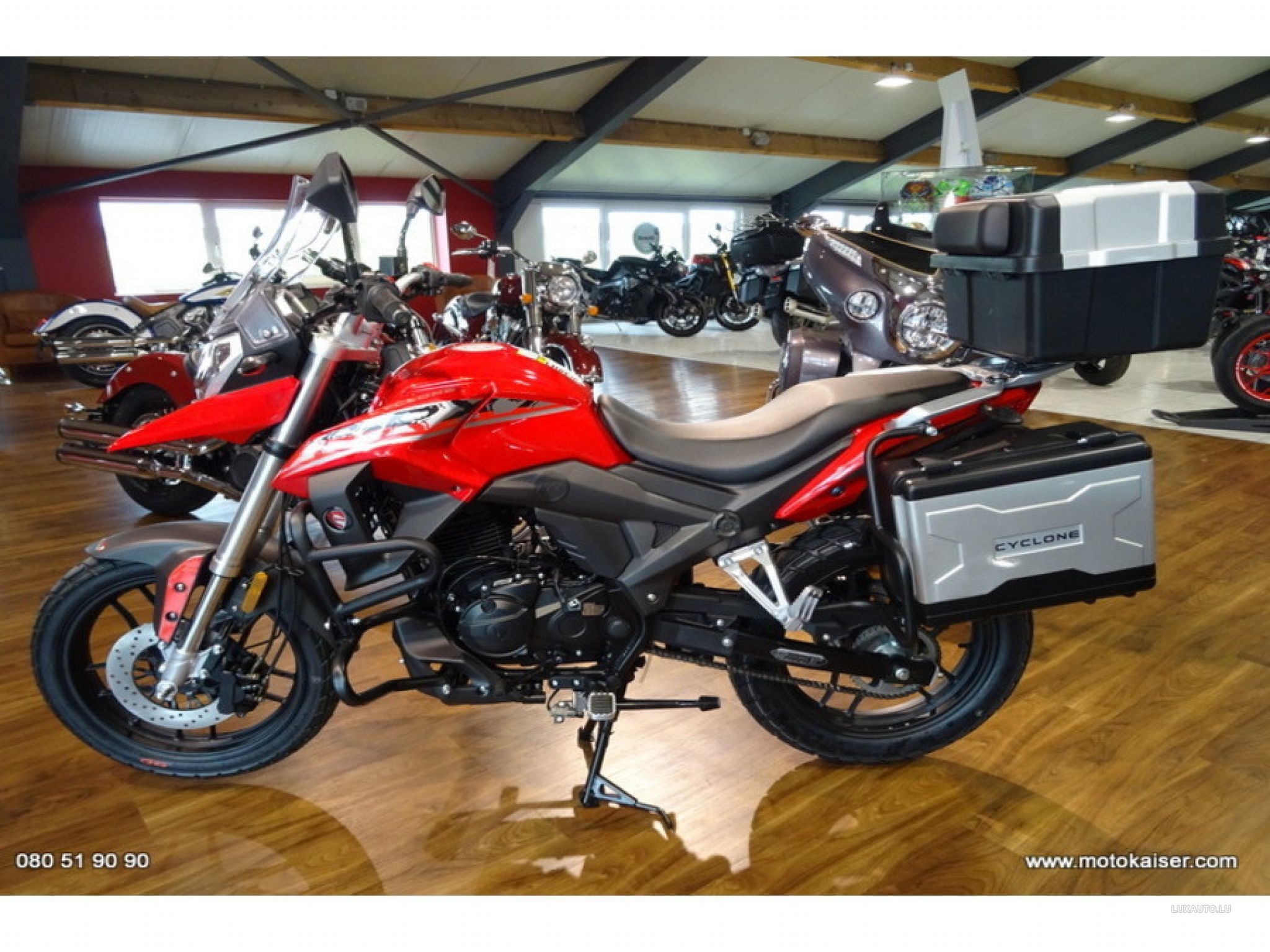 Cyclone RX1 125 Grand Raid Rouge d'occasion, moteur Essence et boite ...