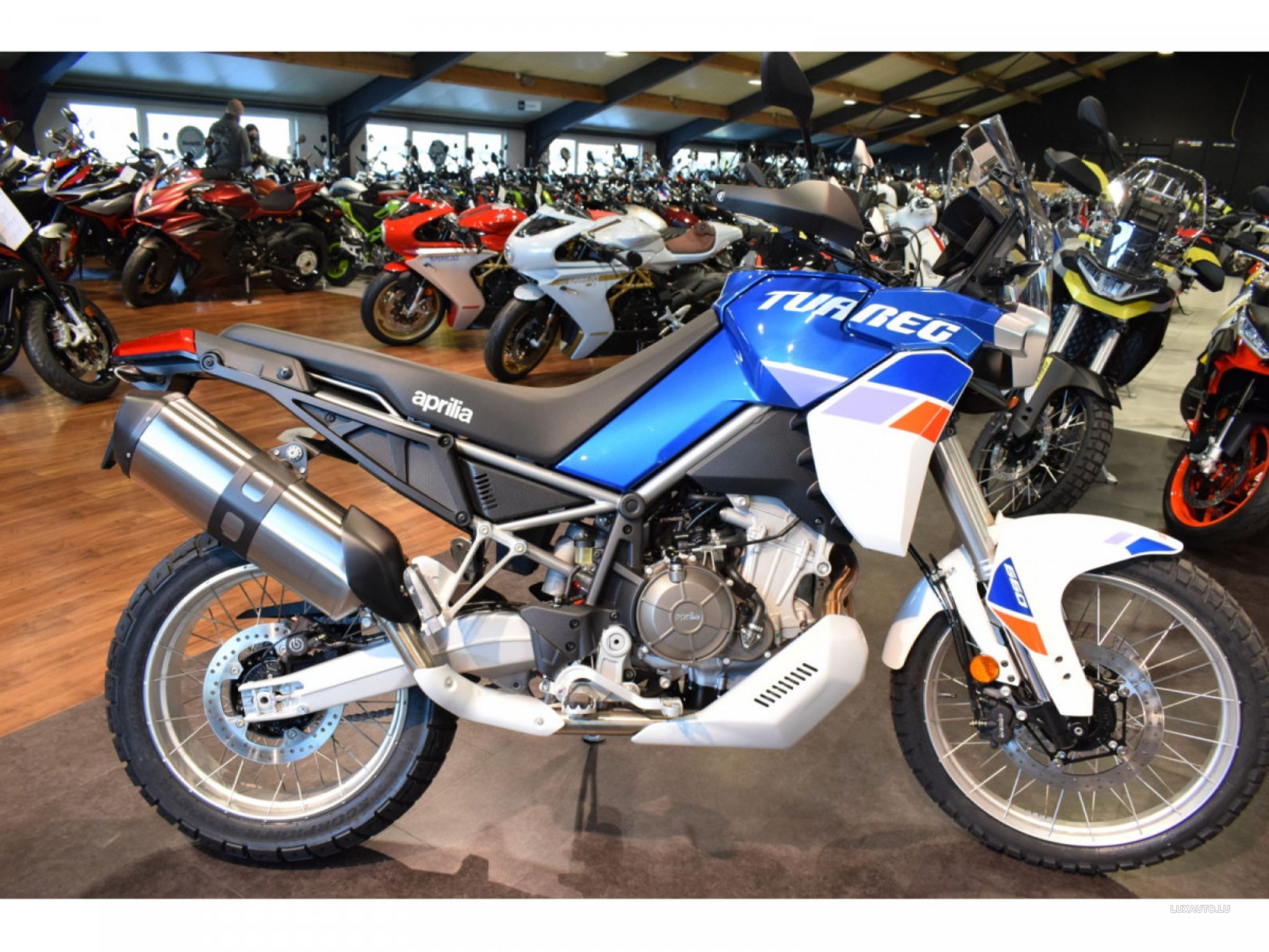Blue Aprilia Tuareg 660 Indaco Tagelmust disponible aussi en 35 KW used ...