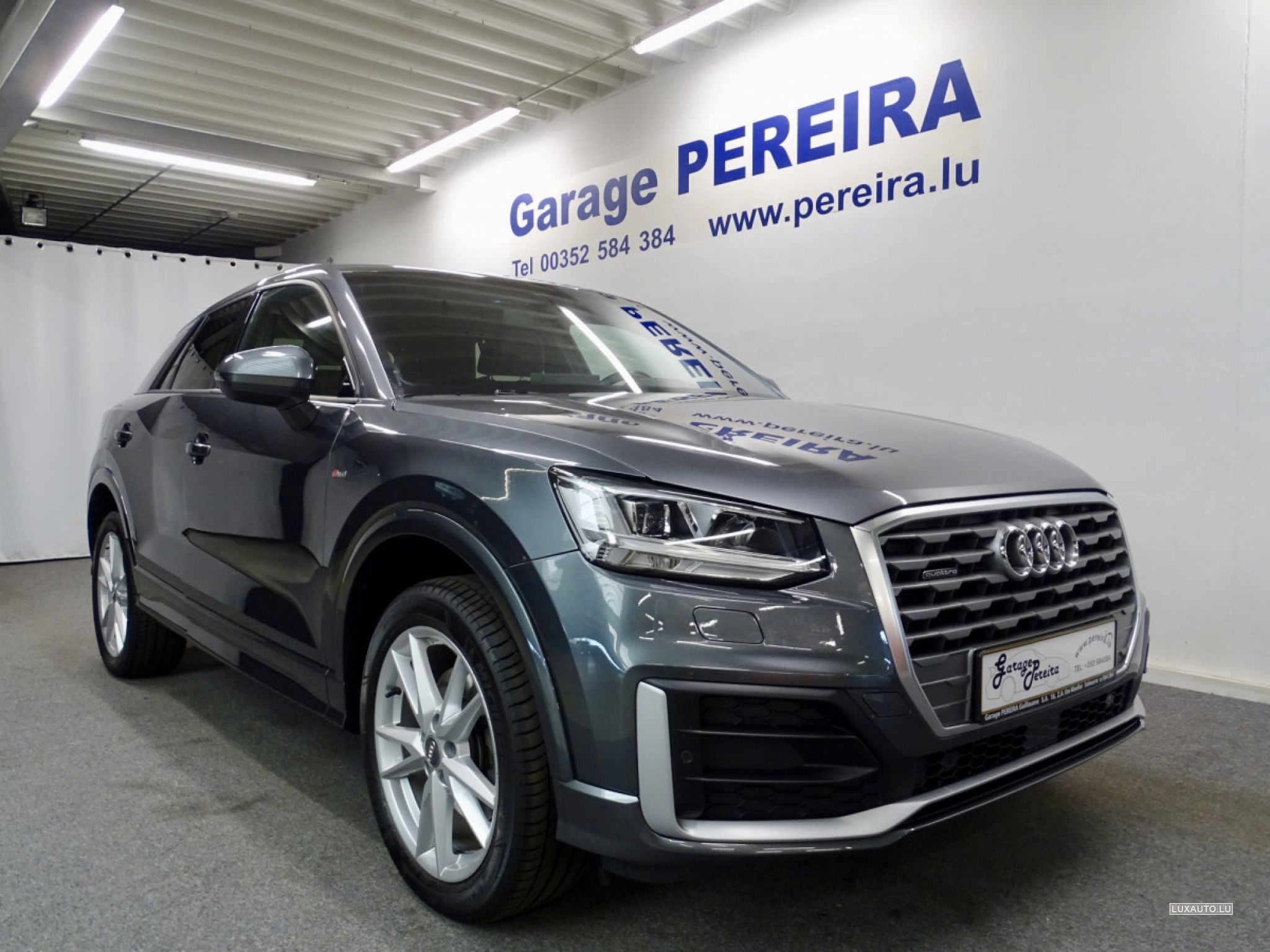 Audi Q2 2.0 TDI QUATTRO S-LINE CUIR NAVI Gris d'occasion, moteur Diesel ...